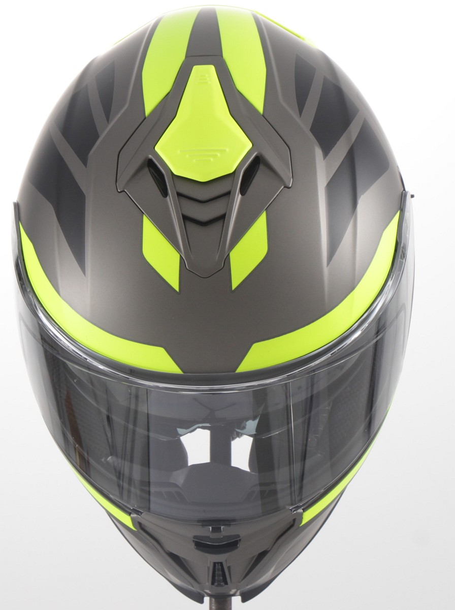 Integraalhelm Presto mat titanium-zwart-fluor - MPI-Mobility